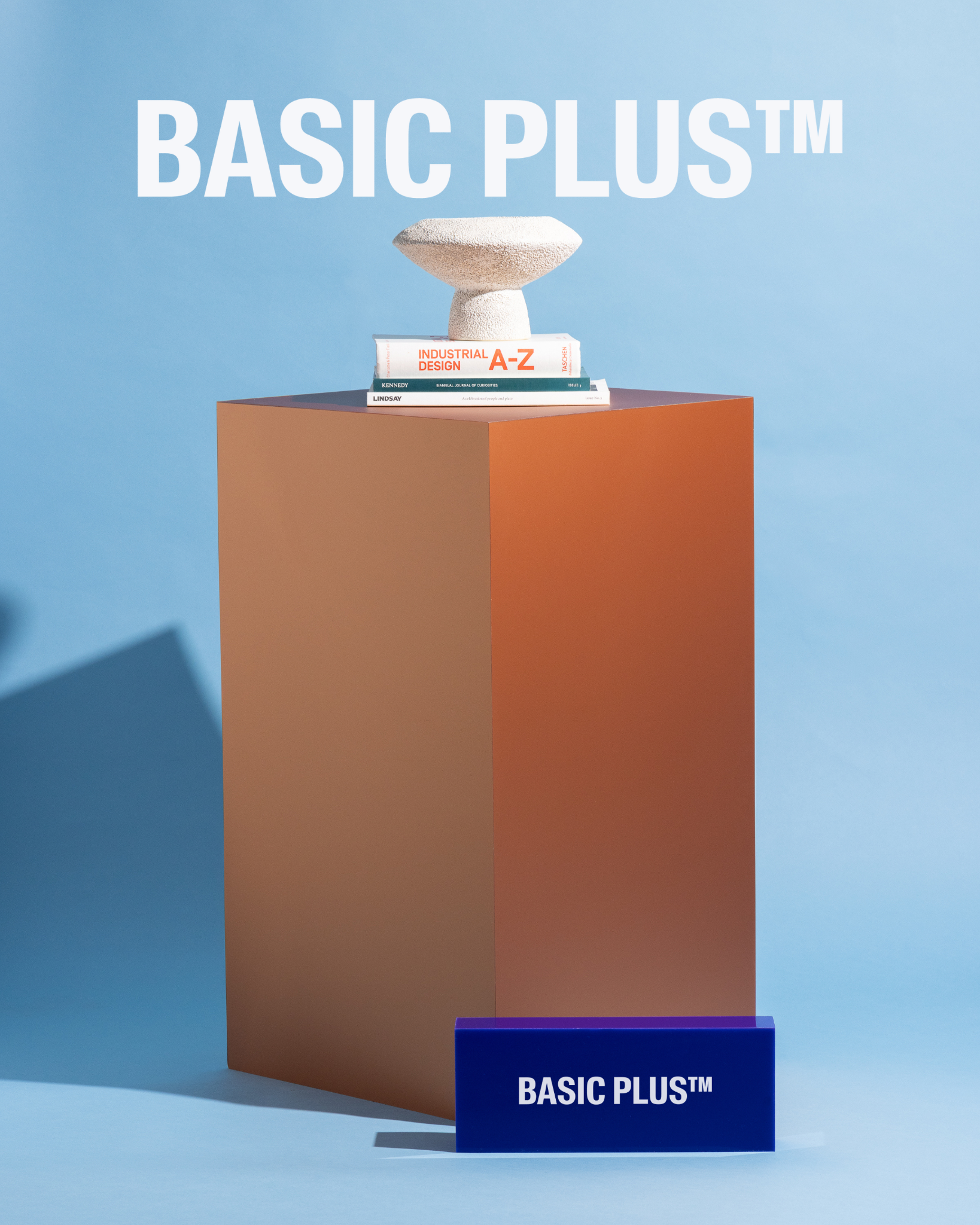 Metallic Bronze Display Plinth – Basic Plus