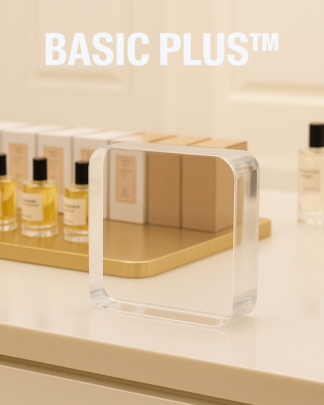 Clear Acrylic Display Base – Basic Plus