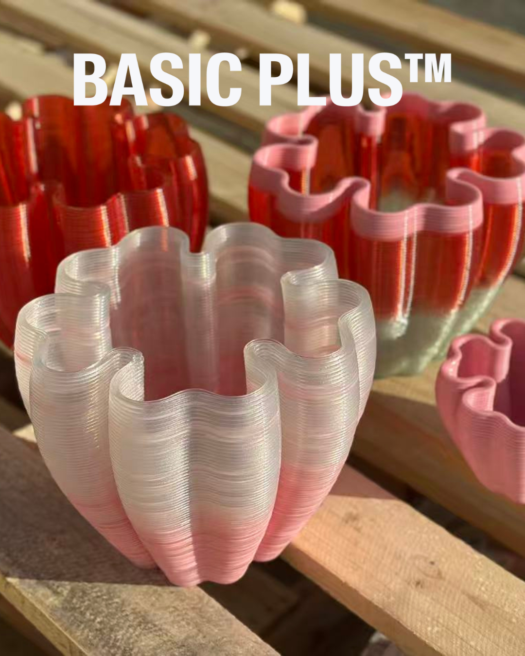 BORU Vase — Contemporary 3D-Printed Centerpiece – Basic Plus