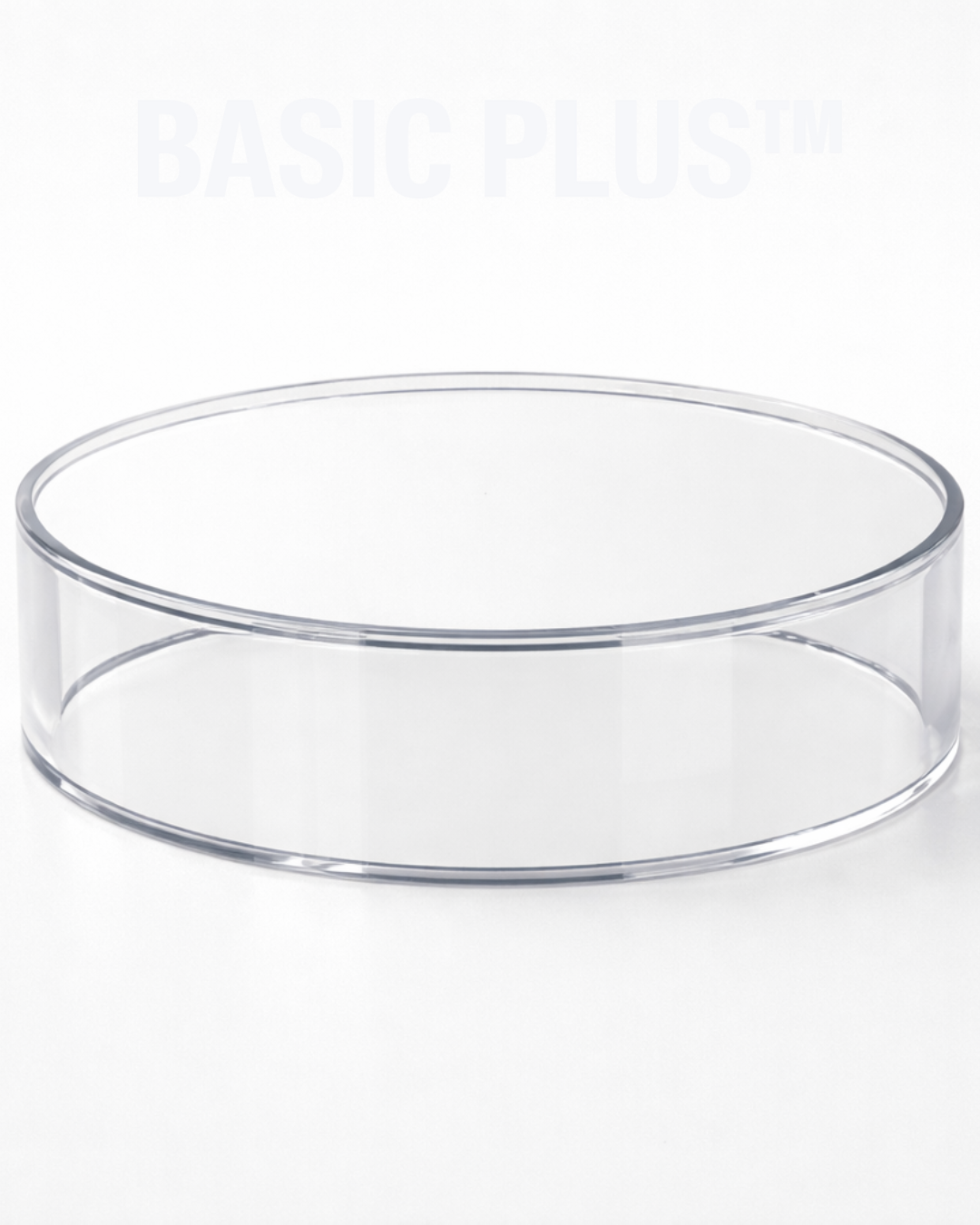 Clear Acrylic Round Display Riser – Basic Plus